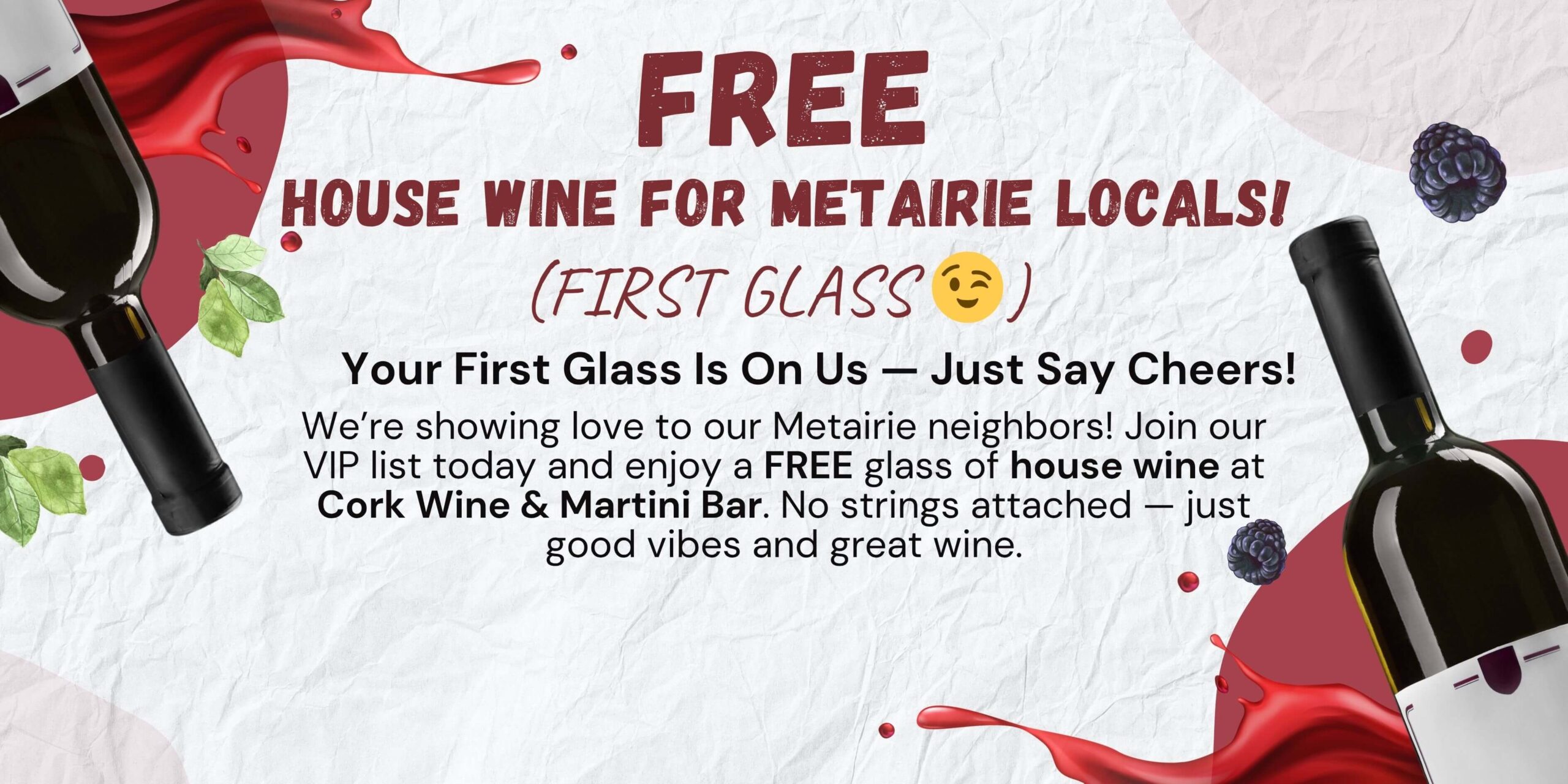 Submit Your FREE Wine - Cork